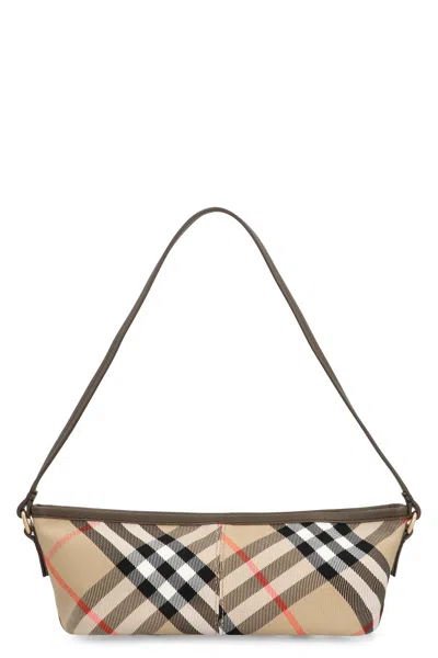 Burberry Women's Mini Bag With Check Pattern In Beige | ModeSens