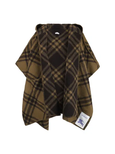 Burberry Women St Tbar Catherine Cape In Multicolor | ModeSens