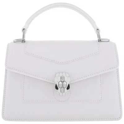 Bvlgari Mini Serpenti Forever Leather Top Handle Bag In Gold | ModeSens