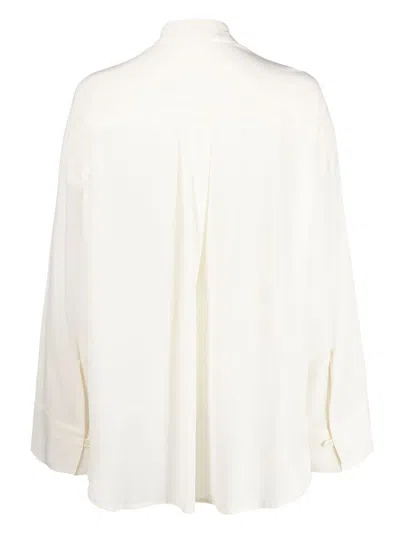 By Malene Birger Derris Shirt In White | ModeSens