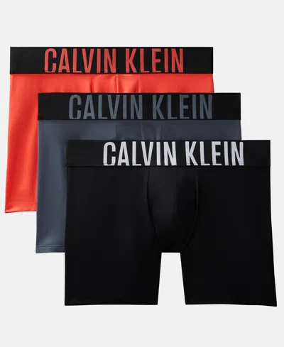 Calvin Klein Men's 3-pack Intense Power Micro Boxer Briefs In Multi ...