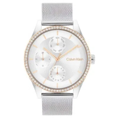 Calvin Klein Women's Spark 38mm Quartz Watch In Silver | ModeSens