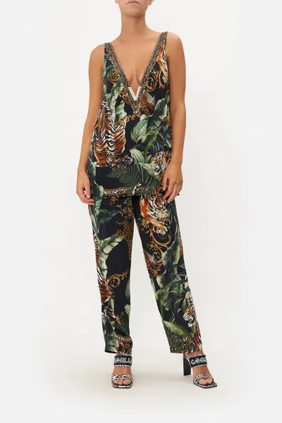 Camilla Deep V-neck Tank Easy Tiger In Black | ModeSens