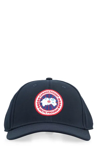 Canada Goose Arctic Disc Logo Baseball Cap In Blue | ModeSens
