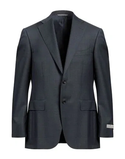 Canali Man Blazer Midnight Blue Size 42 Wool In Black | ModeSens