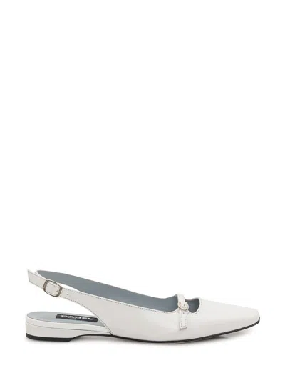 Carel Paris Slingback Ninnon In White | ModeSens