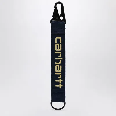 Carhartt Wip Keychain With Ink Blue/yellow Logo | ModeSens