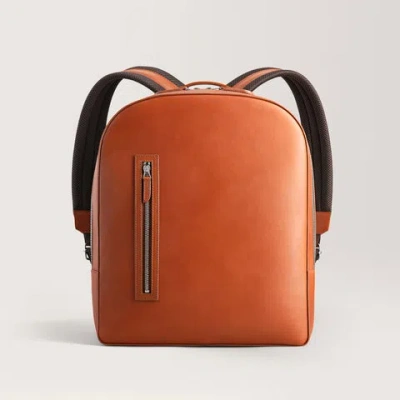 Carl Friedrik Leather Backpack - Cognac Brown | ModeSens