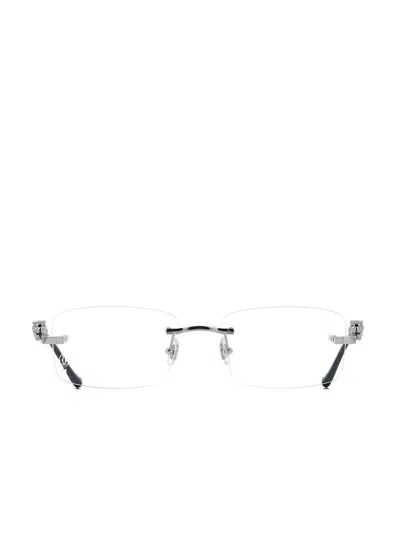 Cartier Eyeglasses In Silver | ModeSens