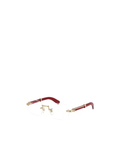 Cartier Frameless Square-frame Glasses In White | ModeSens