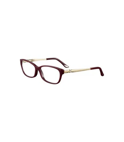 Cartier Lady Trinity De Marie Eyeglasses In Gold/red | ModeSens