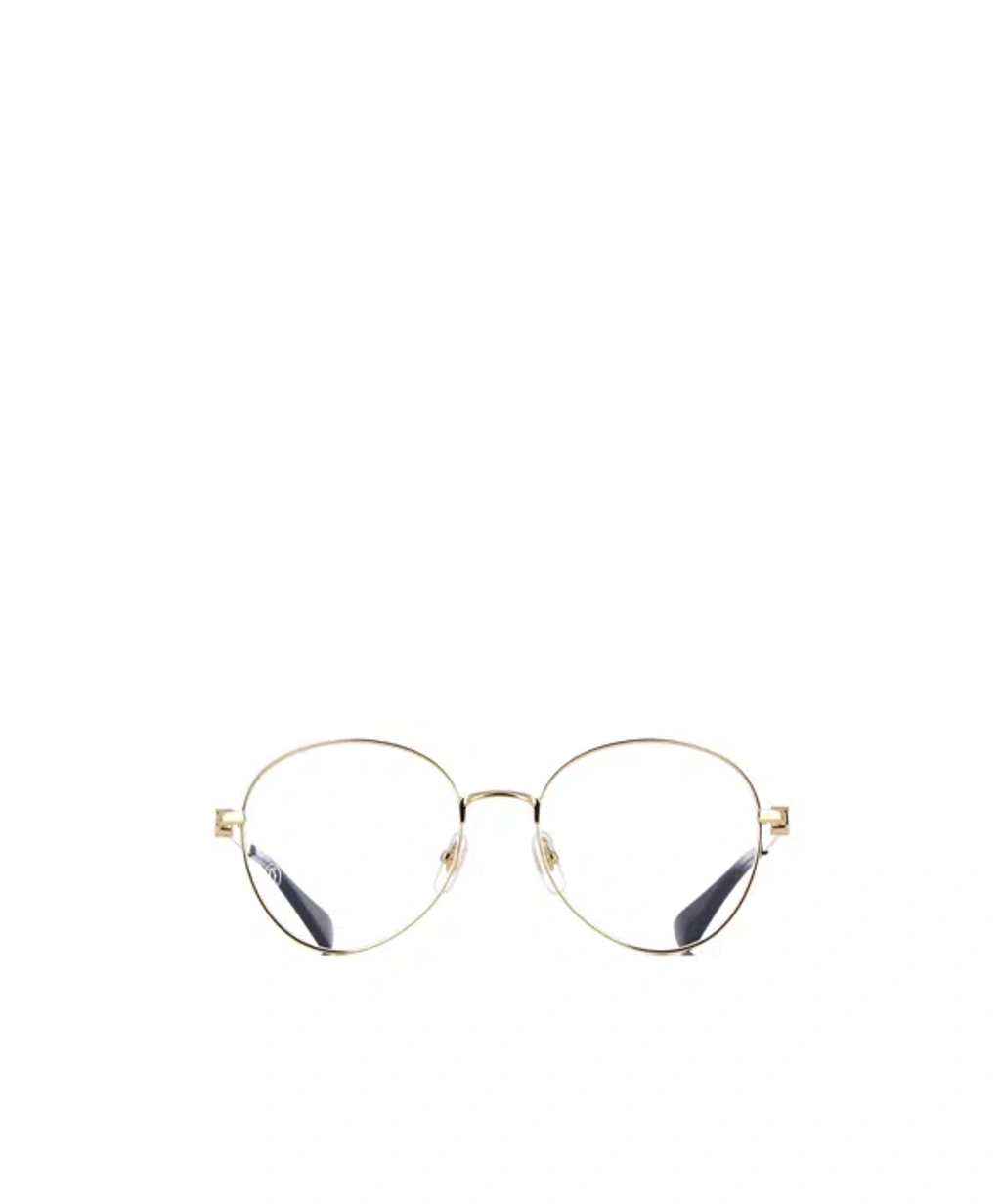Cartier Logo-engraved Round-frame Glasses In White | ModeSens