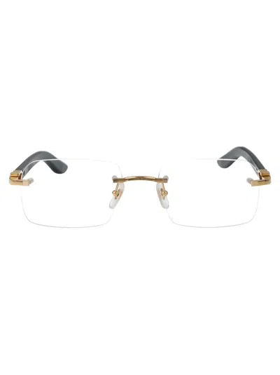 Cartier Optical In 005 Gold Green Transparent | ModeSens