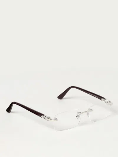 Cartier Optical Frames Men Silver Men | ModeSens