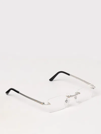 Cartier Optical Frames Men Silver Men | ModeSens