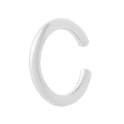 Cartilage Cartel Women's Plain Ear Cuff Silver | ModeSens