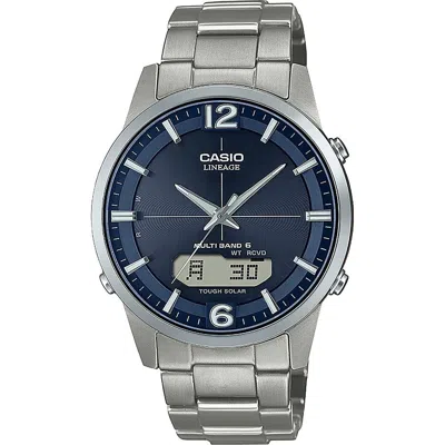 Casio Classic & Vintage Casio Lineage Multi Band 6 Tough Solar In Blue ...