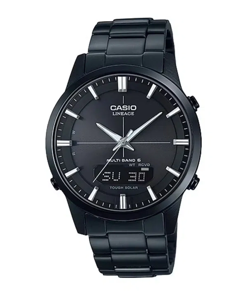 Casio Classic & Vintage Casio Lineage Multiband 6 Tough Solar In Black ...