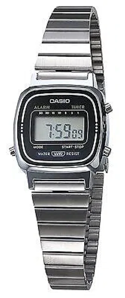 Pre-owned Casio Digital Classic Alarm Timer Stopwatch La670wa-1df Wr ...