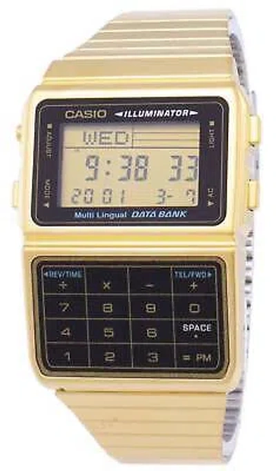 Pre-owned Casio Digital Databank Multi-lingual Stainless Steel Dbc-611g ...