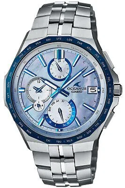 Pre-owned Casio Oceanus Ocw-s5000apa-2ajf [s5000 Awa Blue White ...