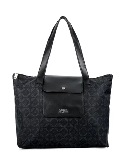 Cavalli Class Women's Large Monogram Tote In Black | ModeSens