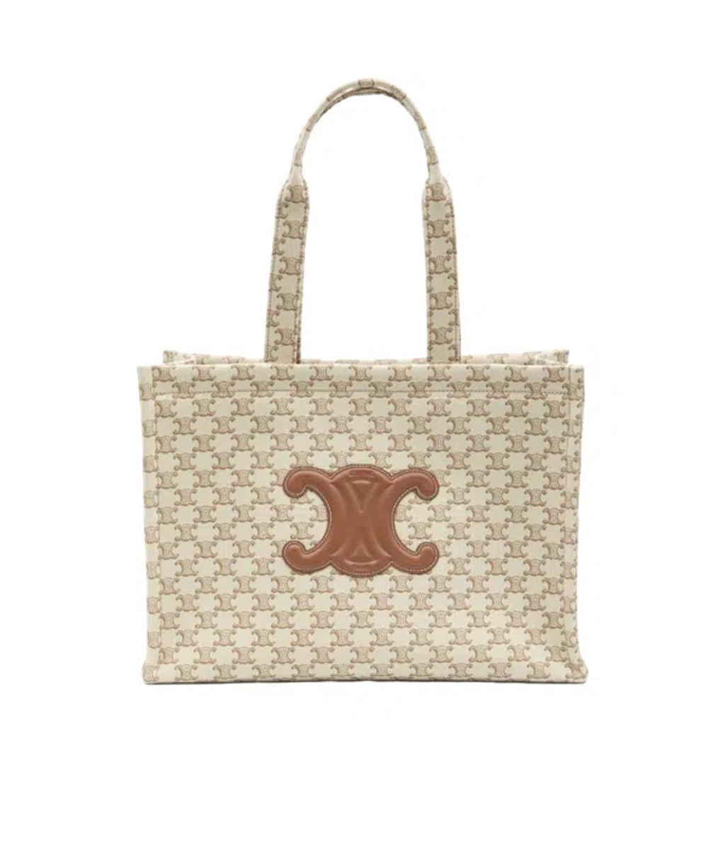 Celine Logo Handbag In Multicolor | ModeSens