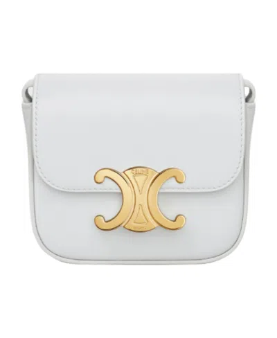 Celine Logo Mini Claude Mini Bag In Nude | ModeSens