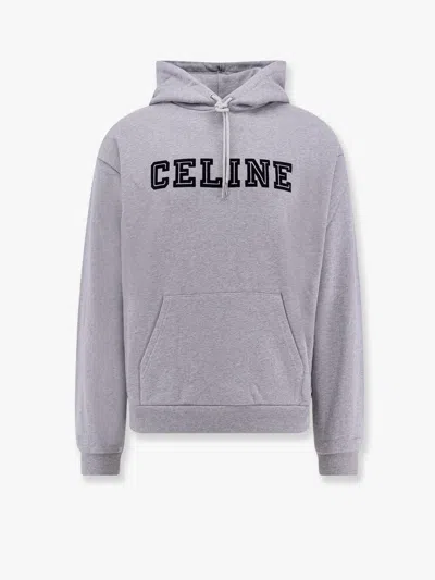 Celine Men Grey Sweatshirts In Gray | ModeSens