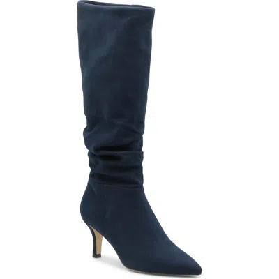 Charles By Charles David Adelphi Tall Scrunch Boot In Navy | ModeSens