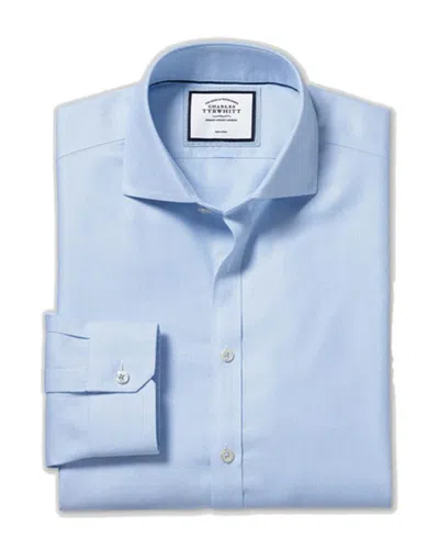 Charles Tyrwhitt Non-iron Ludgate Weave Cutaway Super Slim Fit Shirt In ...