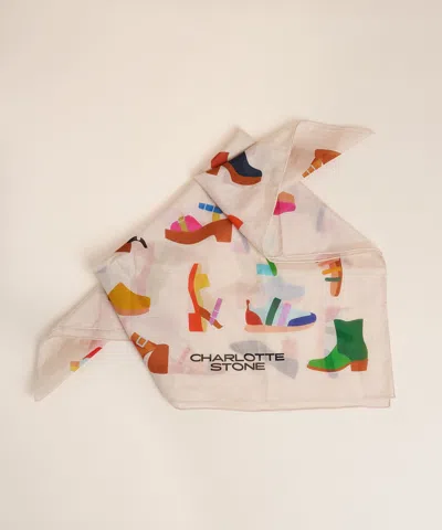 Charlotte Stone Sabrina In Natural Shoe Scatter | ModeSens