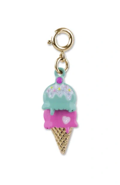 Charm It Kids' Ice Cream Cone Charm In Teal/ Pink | ModeSens