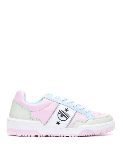 Chiara Ferragni Lateral Logo Trainers In Pink | ModeSens