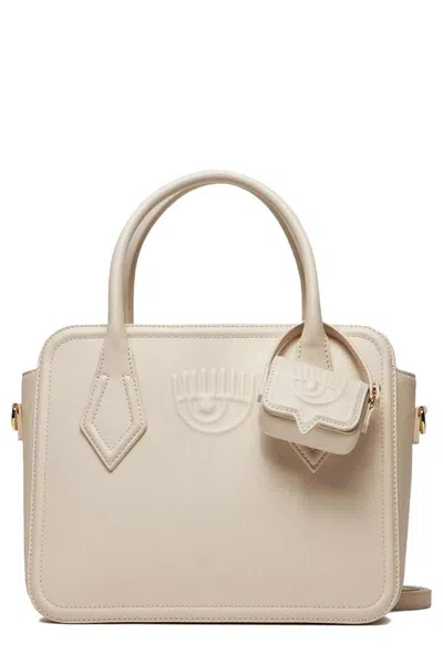 Chiara Ferragni Logo Embossed Handbag | ModeSens
