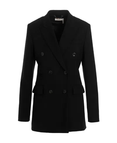Chloé Double-breasted Suit Jacket In Black | ModeSens