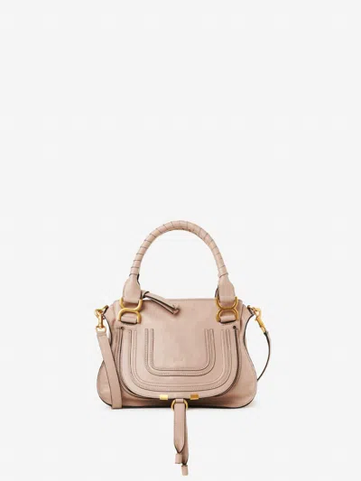 Chloé Marcie S Bag In Iconic Gold Buckles And Double Hand-wrapped ...