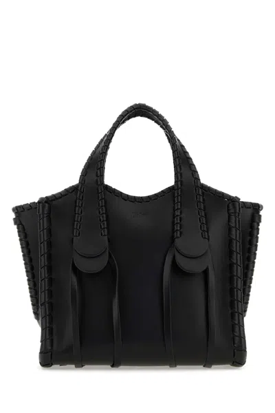 Chloé Mini Black Leather Handbag | ModeSens