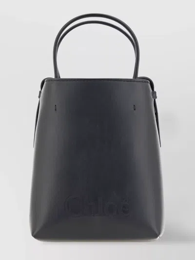 Chloé Sense Micro Tote Bag In Black | ModeSens