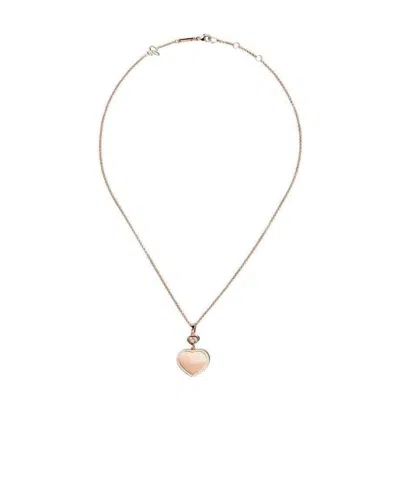 Chopard Logo Necklace In Yellow | ModeSens