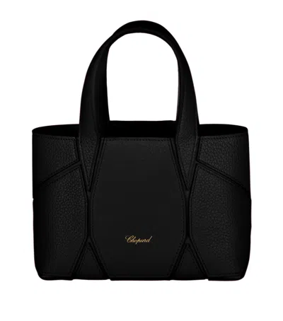 Chopard Mini Leather Tote Bag In Black | ModeSens