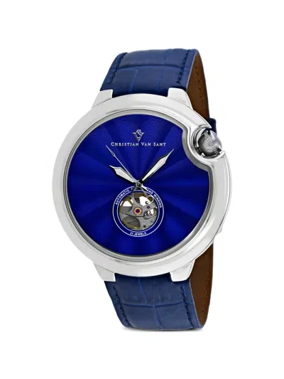 Christian Van Sant Cyclone 46mm Automatic Watch In Neutral | ModeSens