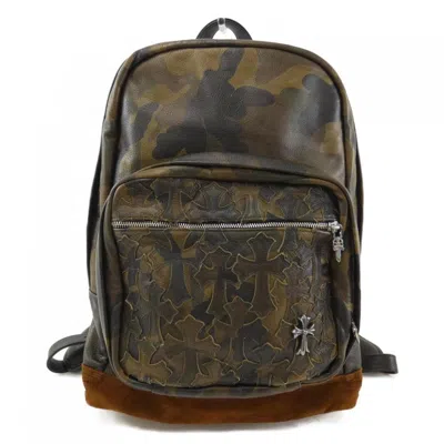 Pre-owned Chrome Hearts 7th Grade Camo Cross Patch Backpack | ModeSens