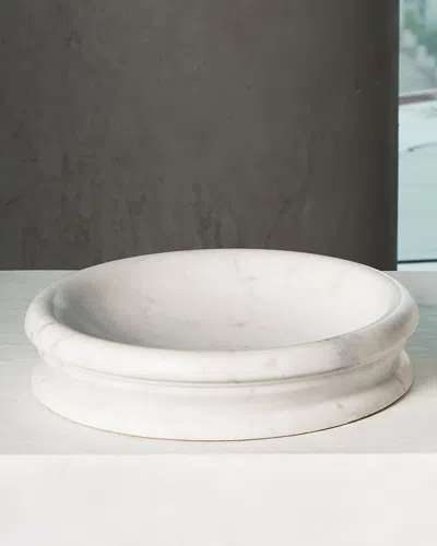 Citizen Artist Caroline White Marble Centerpiece | ModeSens