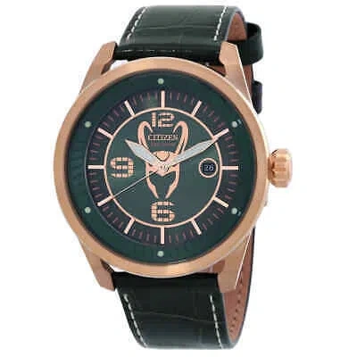 Pre-owned Citizen Loki Marvel Green Dial Men's Watch Aw1363-06w | ModeSens