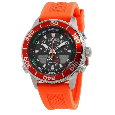 Citizen Promaster Sailhawk Alarm World Time Chronograph Analog-digital ...