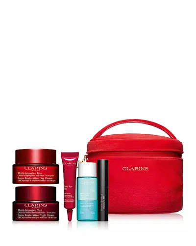Clarins Limited Edition Super Restorative Luxury Set ($348 Value) In ...
