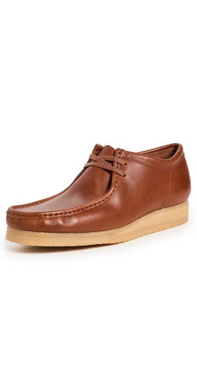 Clarks Leather Wallabee Shoes Tan Leather | ModeSens