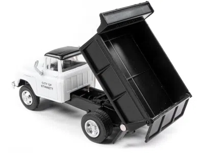 Classic Metal Works 1955 Chevrolet Dump Truck White With Black Top ...