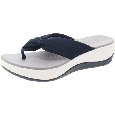 Cloudsteppers By Clarks Arla Glison Womens Slip On Platform Thong Sandals In Multi | ModeSens